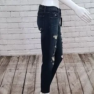 J Brand | Jeans | J Brand Distressed Raw Hem Low Rise Cropped Skinny ...